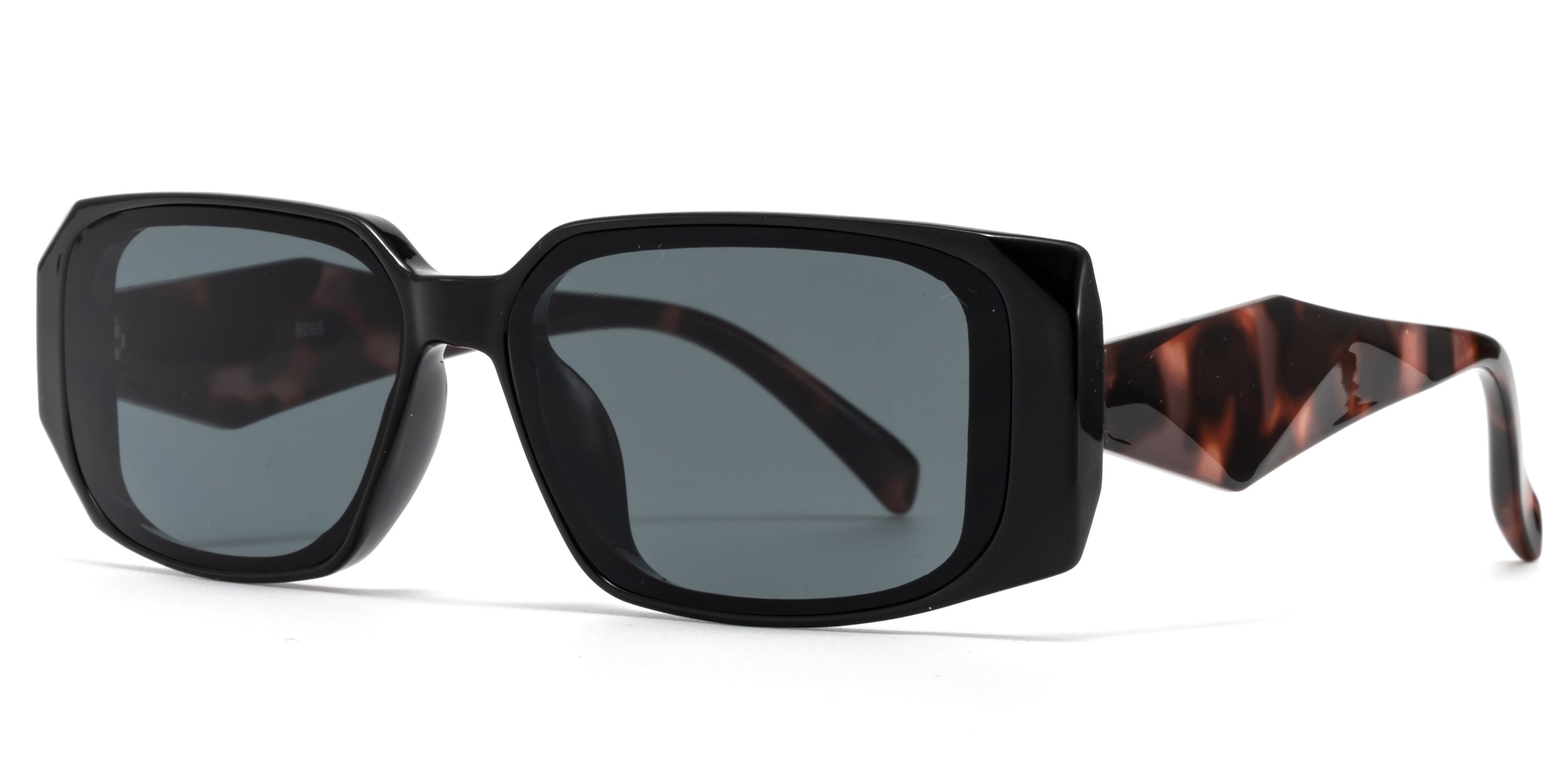 9095 - Rectangular Plastic Sunglasses – Dynasol Eyewear